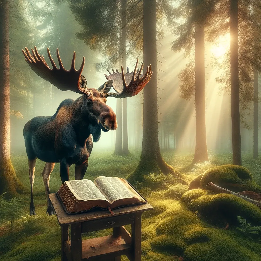 What does a moose symbolize in the bible?